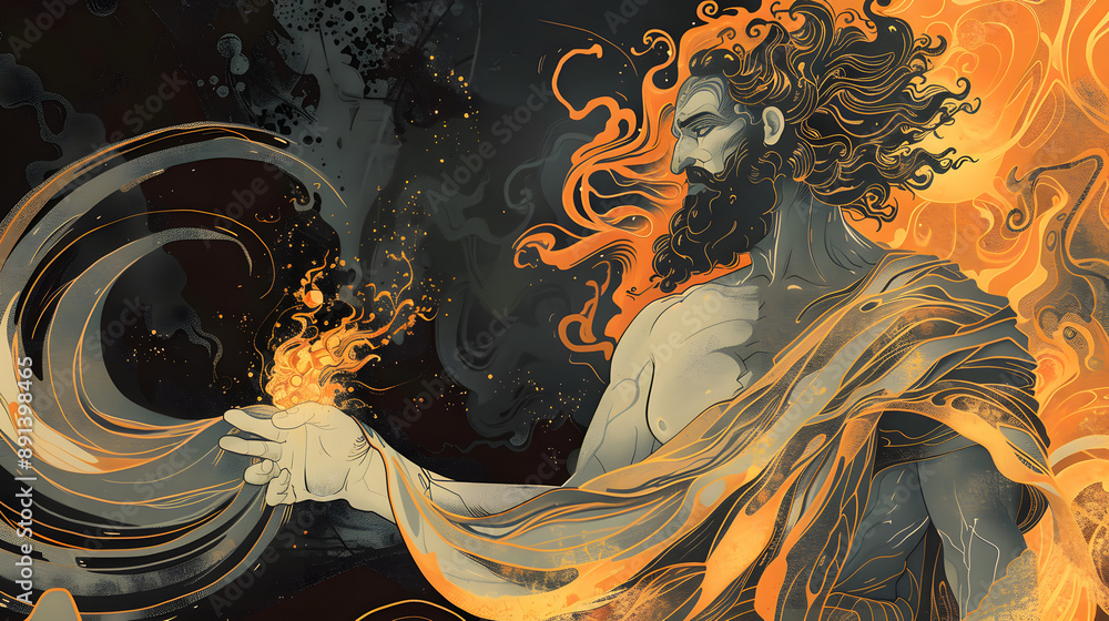 Greek god Hades illustration, Hades the god of the dead and the king of ...