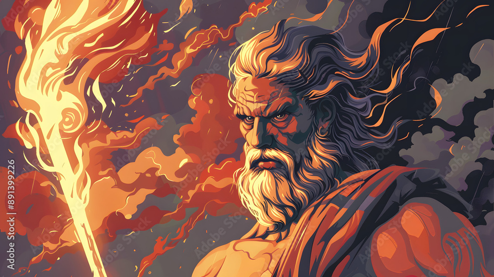 Greek god Hades illustration, Hades the god of the dead and the king of ...