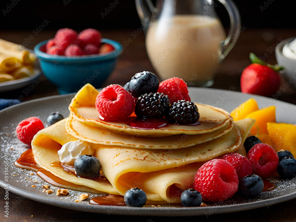 Build-Your-Own Crepe Bar: A menu where customers can customize their ...