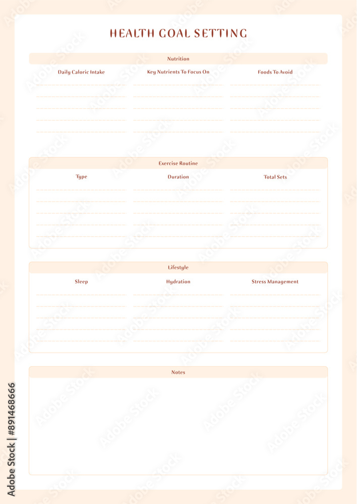 Self Care Planning Pages offer structured templates to organize ...