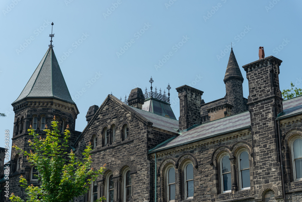 roofline of University College (Main Building) on the St George Campus ...