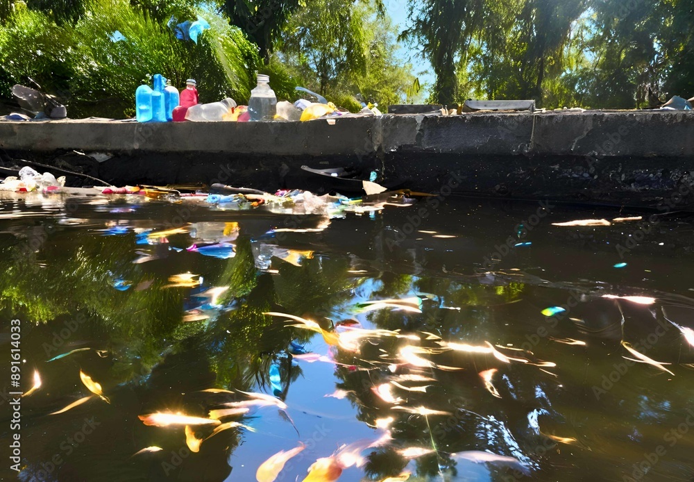 Anthropogenic floating waste is waste generated by human activities ...