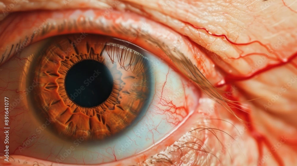 Extremely Close up and Detailed Macro Photograph of the Anatomy of the ...