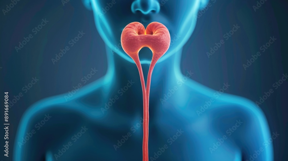 Detailed anatomical diagram of the female reproductive system featuring ...