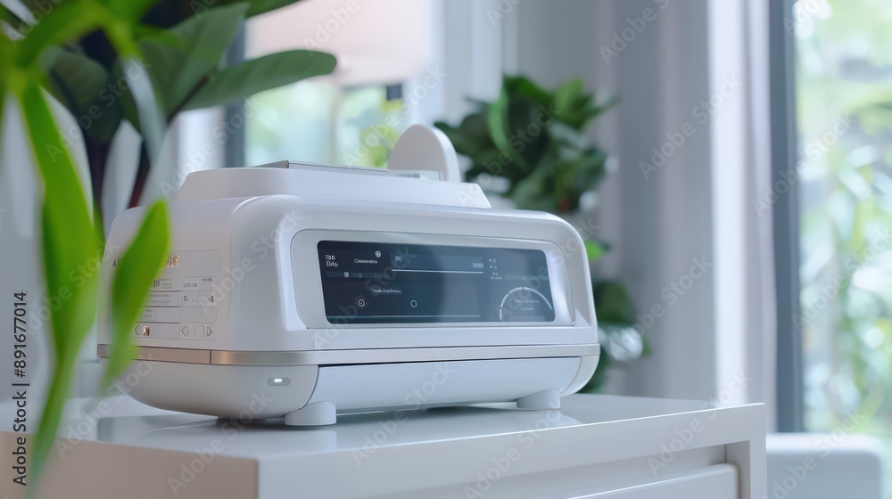 A digital fetal monitor with a clear display and advanced features ...