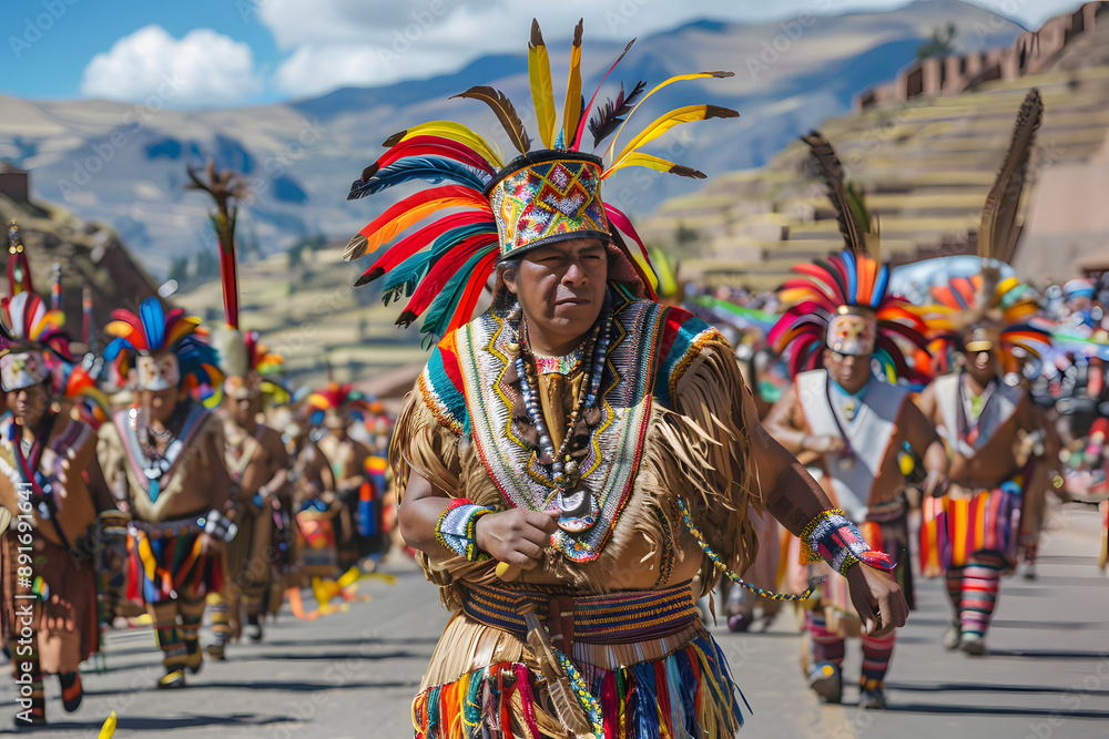 Inti Raymi is an Inca and Andean festival in honor of Inti, the Sun god ...