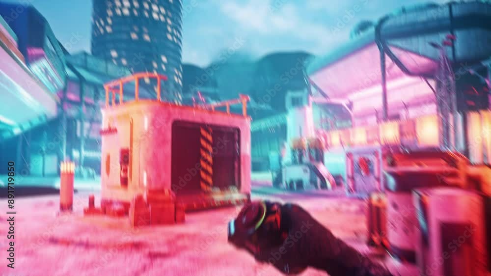 Animation of computer game characters using automatic rifles. Animation ...