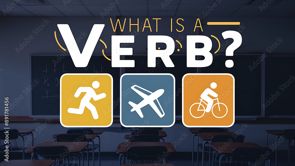 What is a verb? Stock Illustration | Adobe Stock