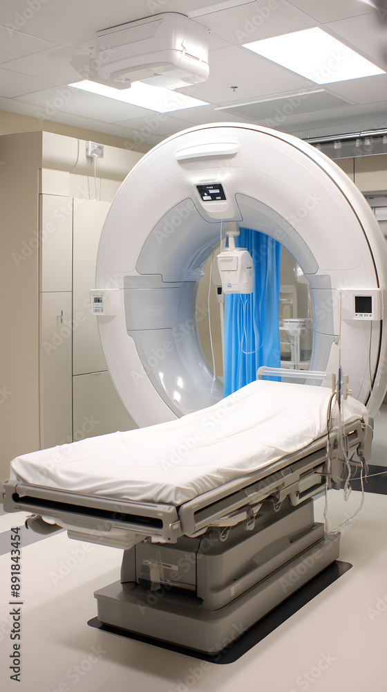 Highly Advanced CT Scanner in a Modern Hospital Environment: Depiction ...