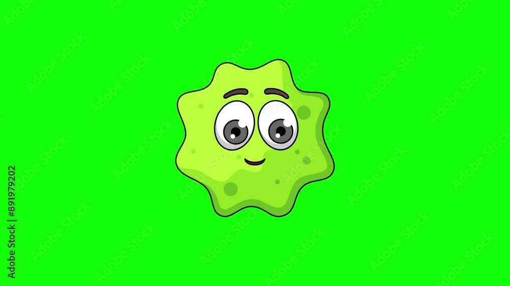 splat cartoon character with a saluting face, emoji emoticon animation ...