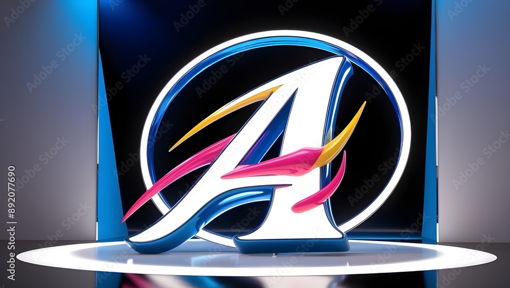 Artistic Depiction of English Alphabet: A, B, C, D, E, F, Creative Art ...