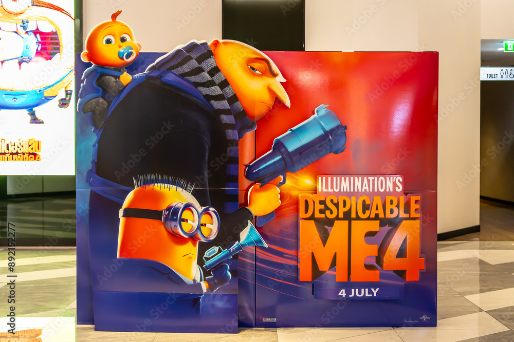 Bangkok Thailand 9 July 2024 A Beautiful Standee Of A Movie Called