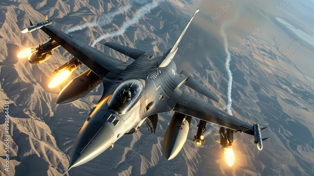 Air-to-air missiles are primary weapons for fighter jets, capable of ...