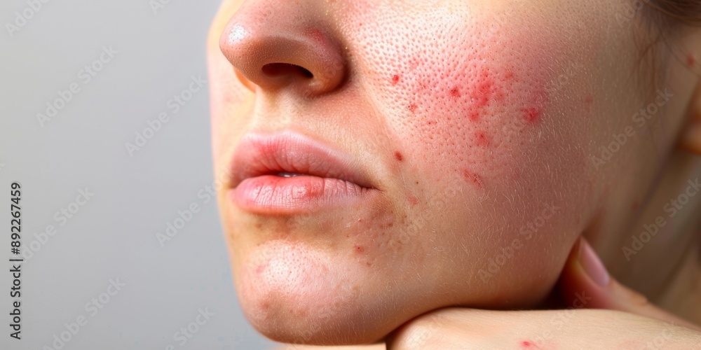 Abstract Visualization of Highly Contagious Bacterial Skin Infection ...