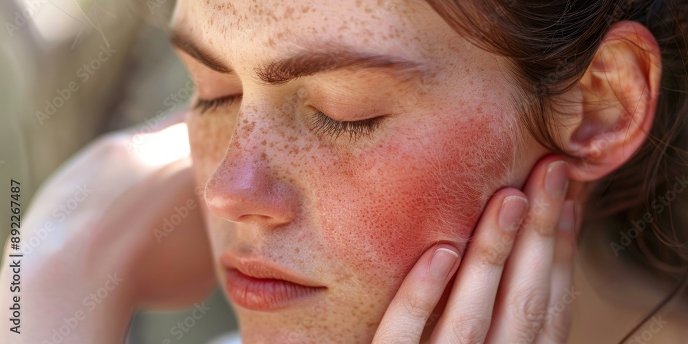 Abstract Visualization of Highly Contagious Bacterial Skin Infection ...