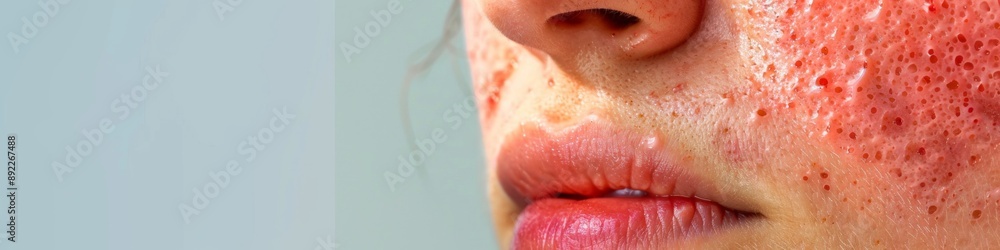 Abstract Visualization of Highly Contagious Bacterial Skin Infection ...