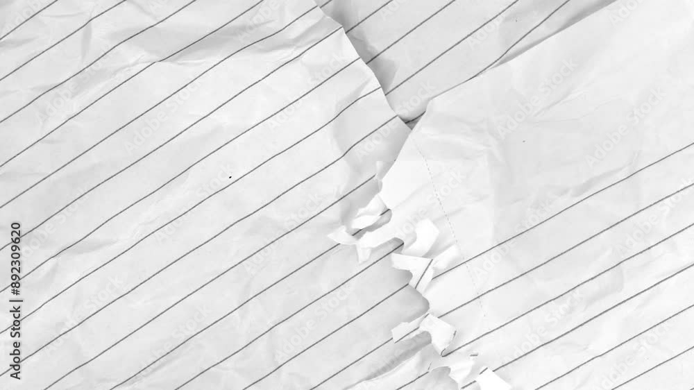 Notebook Paper White Animated Texture. Notebook paper motion background ...