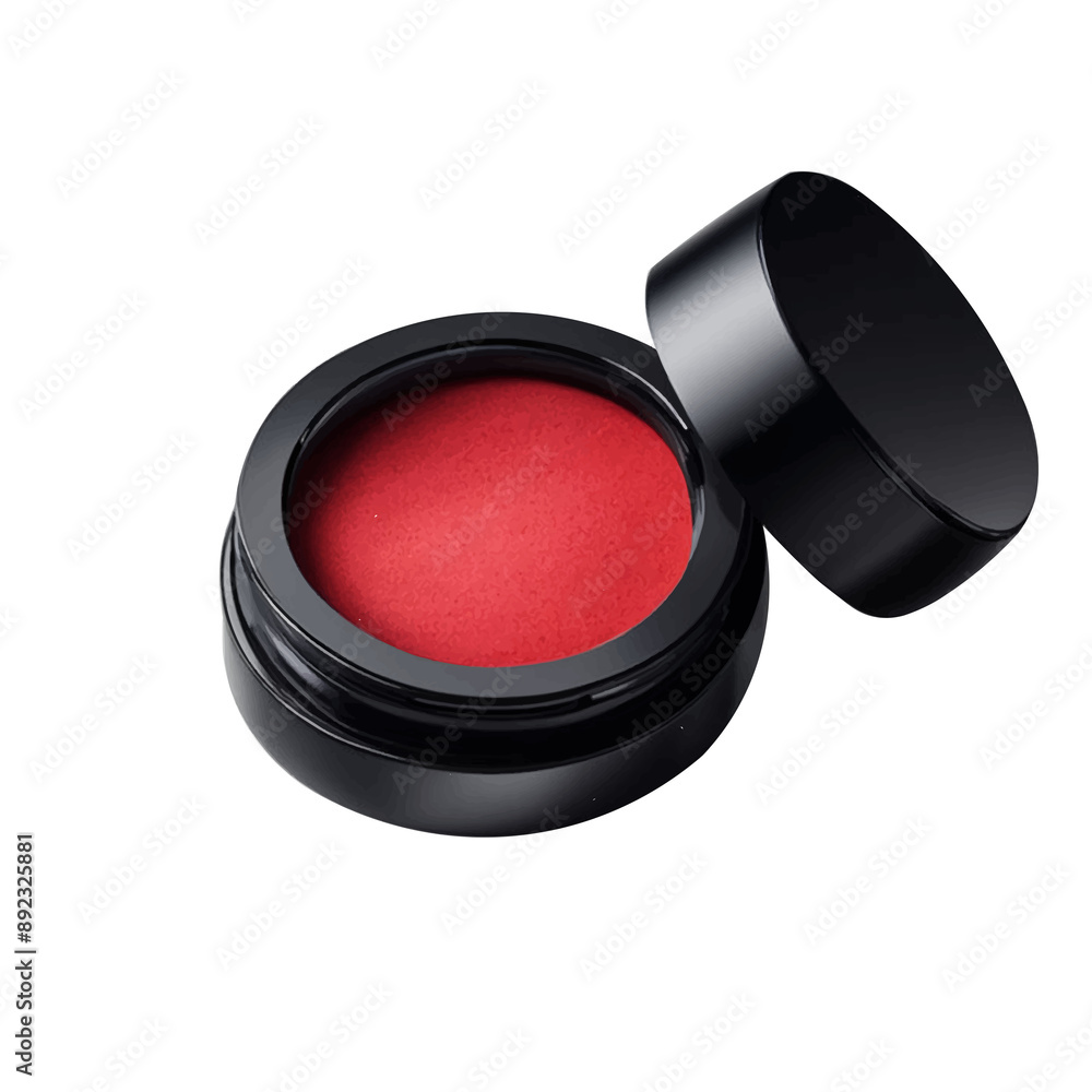 Elegance red blush on make-up on a transparent background cutout, PNG ...