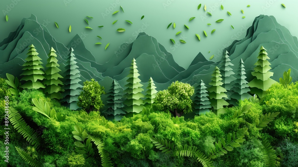 Eco friendly, green company culture concept. Carbon neutral and net ...