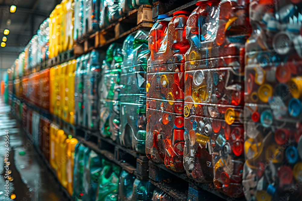 Recycling facilities processing waste materials to reduce landfill use ...