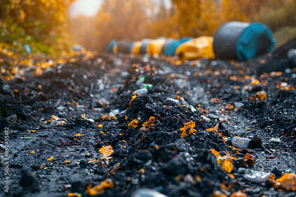 Recycling facilities processing waste materials to reduce landfill use ...
