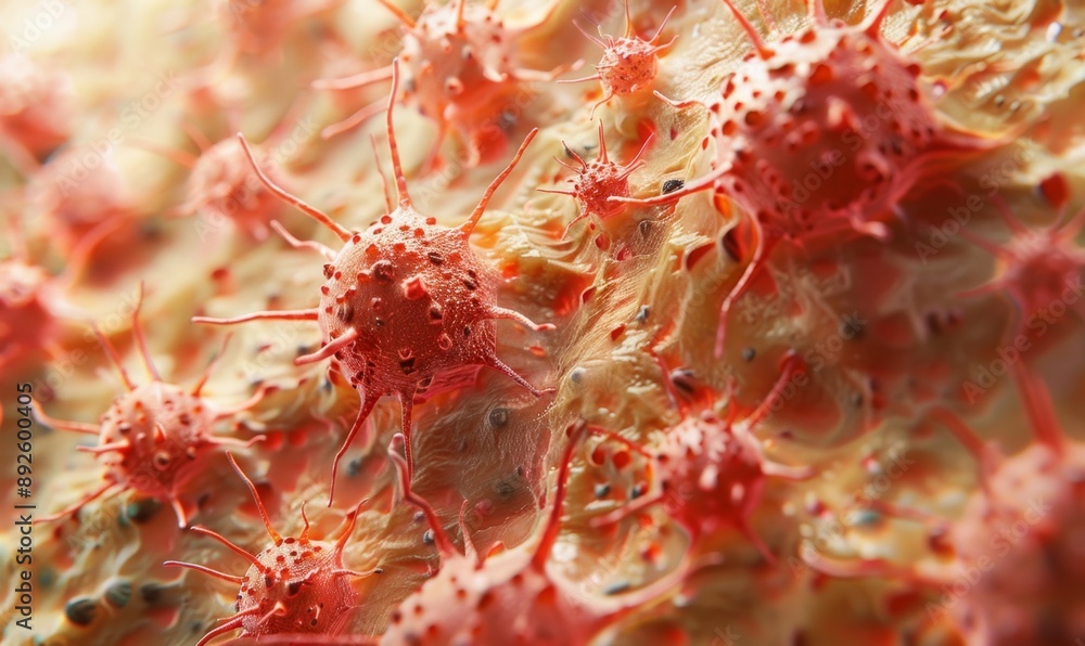 English Title: Abstract Visualization of Highly Contagious Bacterial ...