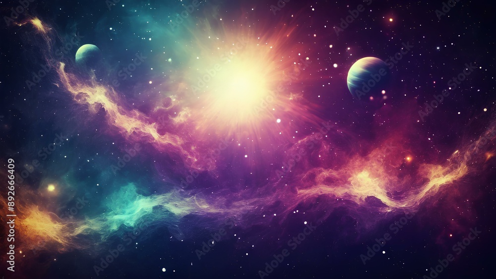Space background, dreamy space scenery, high definition clear, space ...