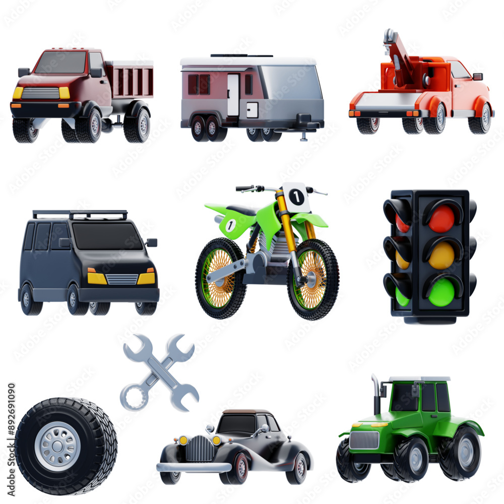 10 Vehicle Pack Illustrations - Comprehensive Collection of Cars ...