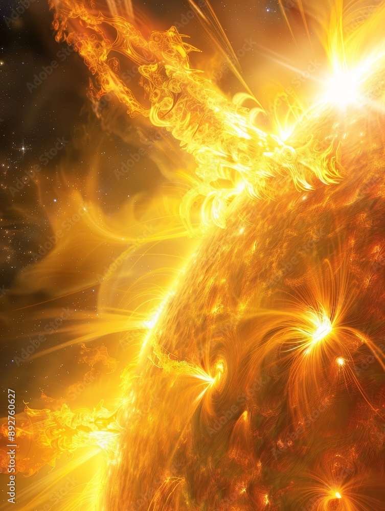 A stunning depiction of solar flares and coronal mass ejections ...