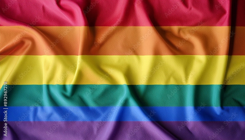 rainbow flag pattern on fabric texture for lgbt lgbtq pride for ...