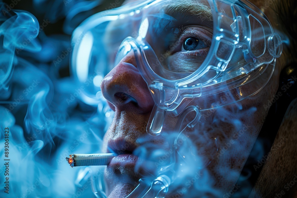 Cautionary Tale: Person Using Tracheostomy Tube to Smoke a Cigarette ...