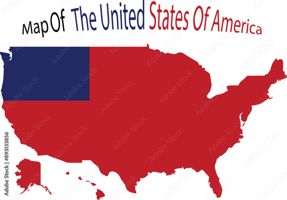 United States Map Eps, All 50 States Outline USA Map Eps, Commercial ...