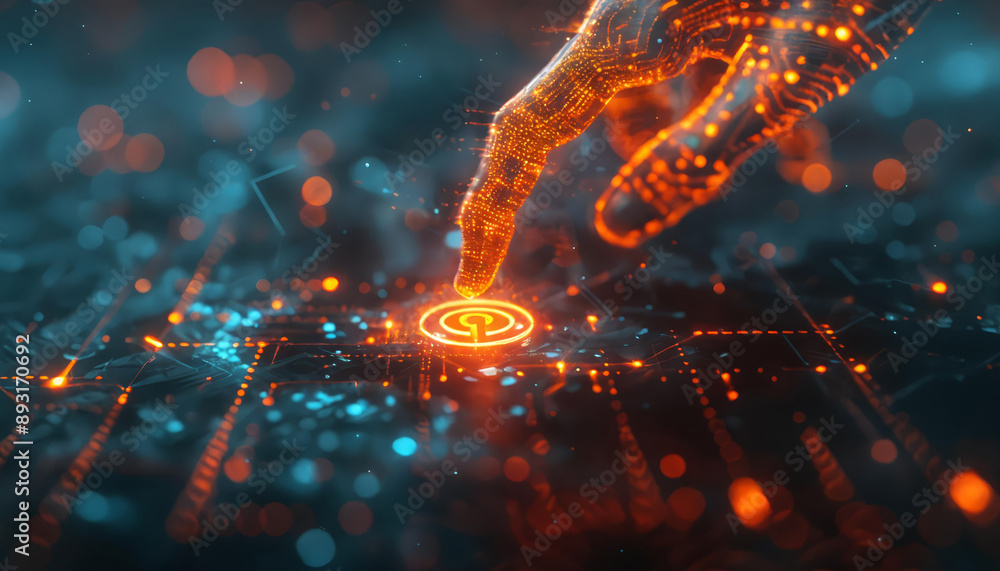 Finger Touch Click and Point Screen: Network Interface and Virtual AI ...
