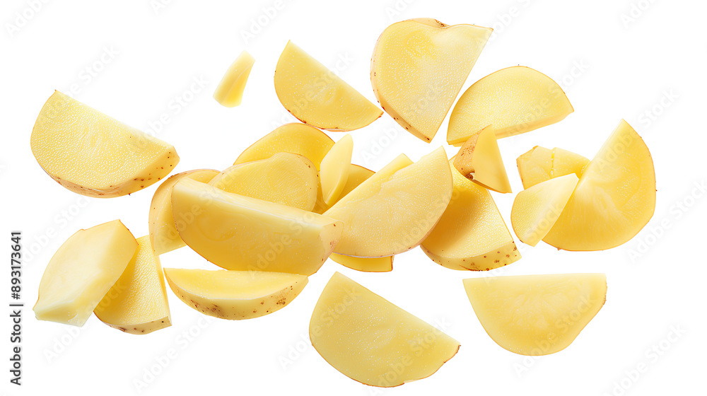 Potato potatoes vegetable, many angles and view side top front cluster ...