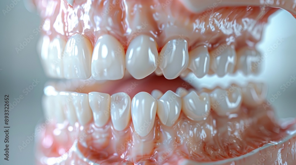 3D model of child's teeth showing tooth eruption and development ...