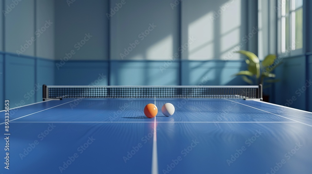 Table tennis symbols: racket and ball, representing speed, agility and ...