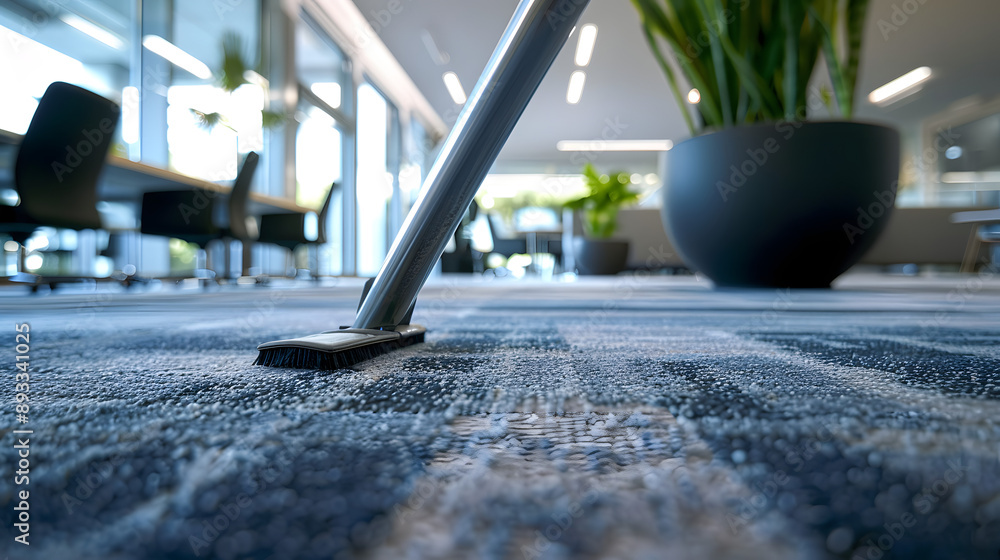 Professional dry cleaning service for office carpets showcasing the ...