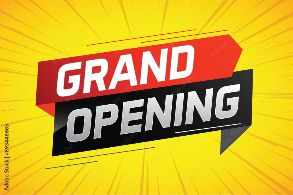 coming soon grand opening word concept vector illustration with ...