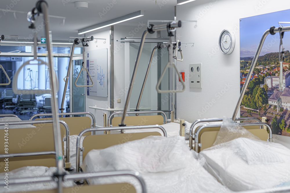 Transportable beds for sick and non-ambulatory patients in the hospital ...
