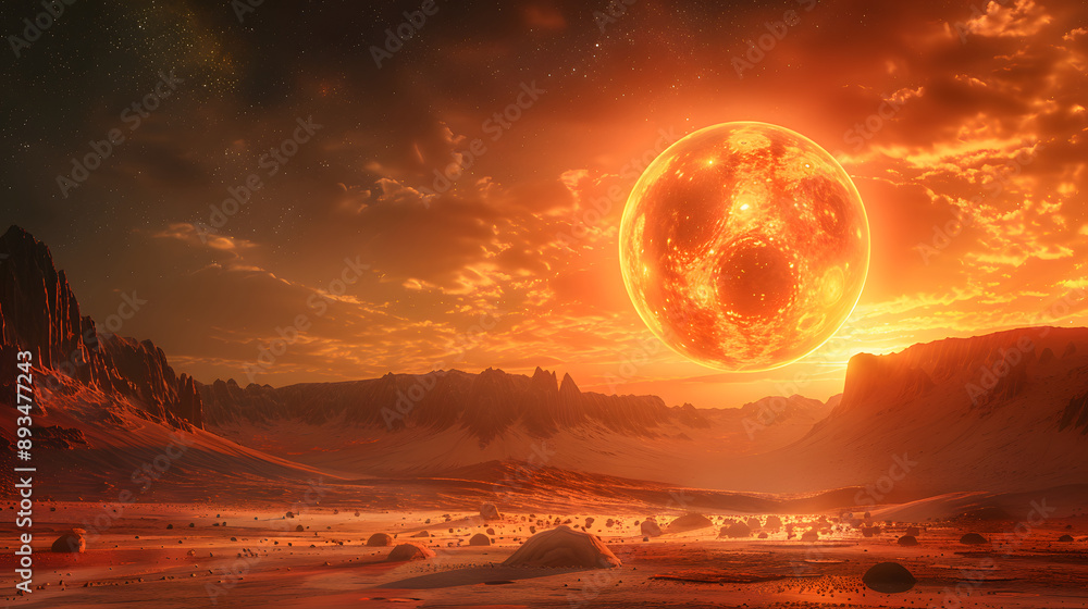 Mars - High resolution. Science 3D illustration of space Stock Photo ...