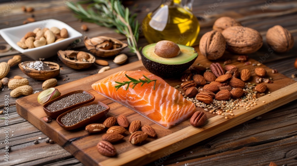 Select food sources of Omega 3 and unsaturated fats. Superfood, high in ...