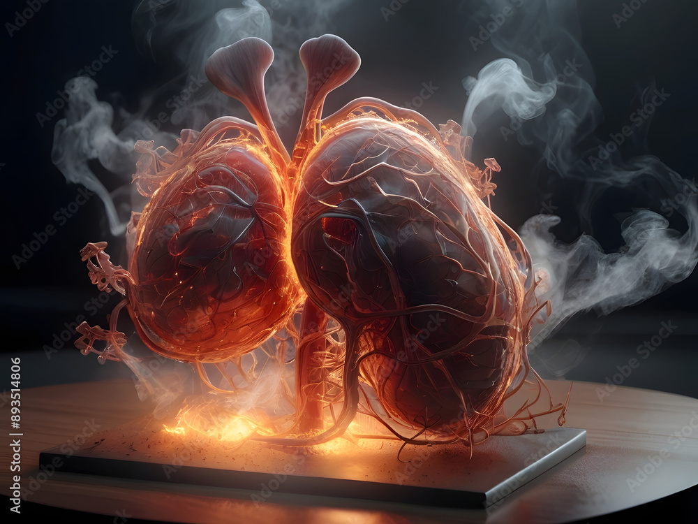 3d rendered illustration of a liver,human heart anatomy,human liver ...