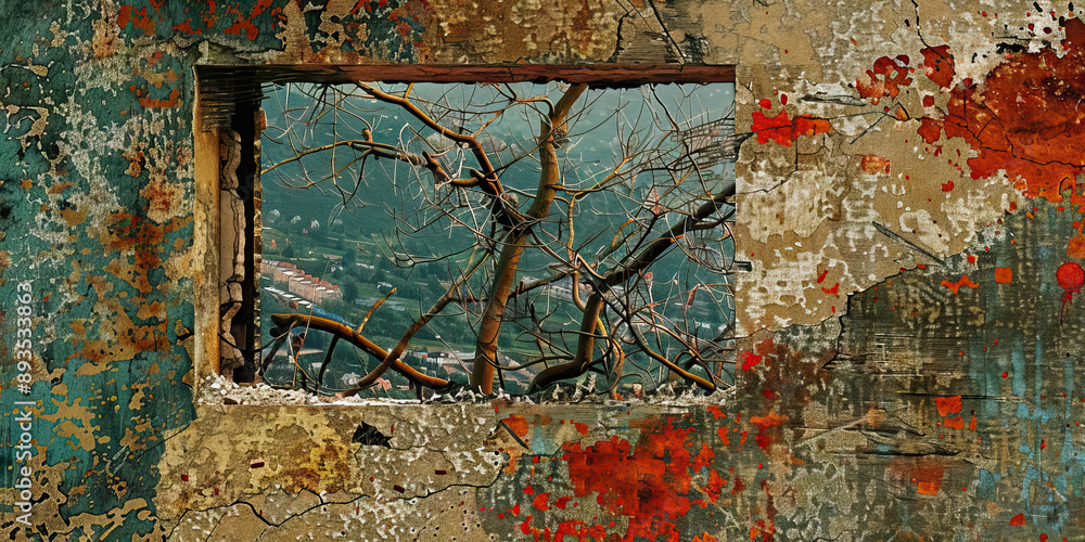 The Shattered Window of Opportunity: A shattered window frames the ...