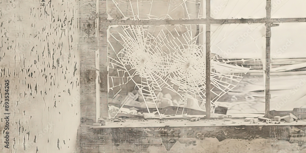 The Shattered Window of Opportunity: A shattered window frames the ...