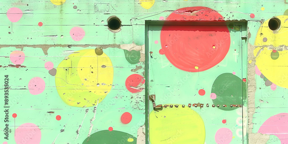 The Erased History: Graffiti covers a historic site, obscuring its ...