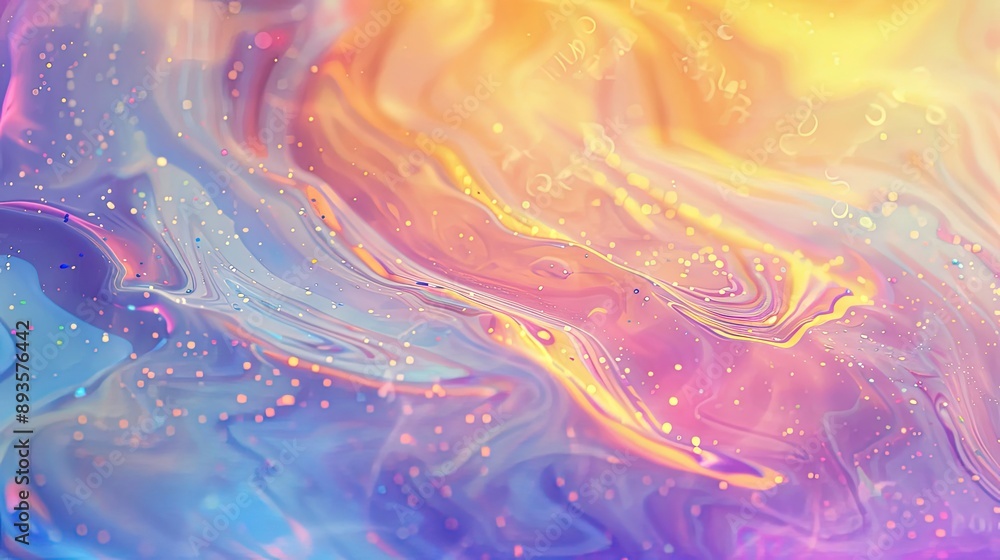 Dynamic background with swirling rainbow sand vortices liquid textures ...