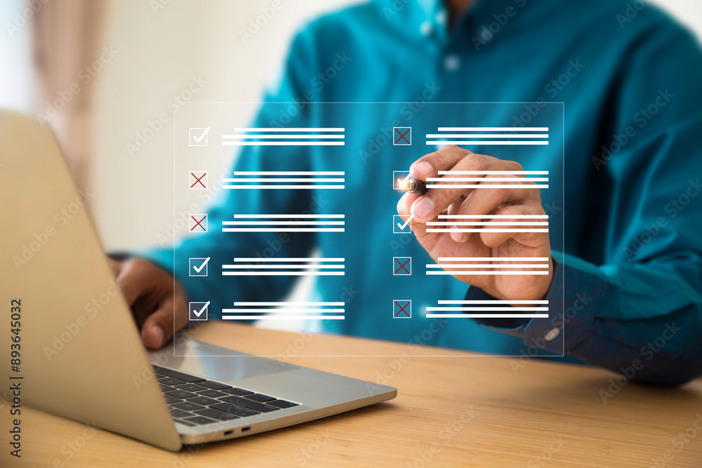 Document management system DMS. Assessment form, questionnaire ...