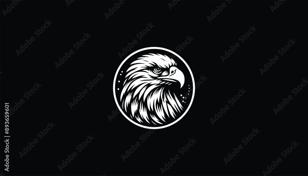 Vetor de Bald eagle logo design, Bald eagle logo, Bald eagle design, Bald eagle image, Bald ...