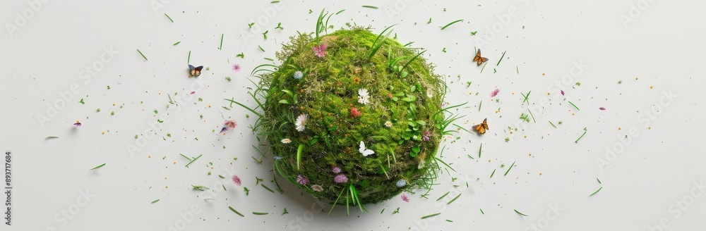 Globe Planet Earth background banner for sustainable environment ...