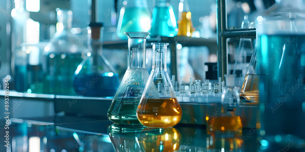 Well-equipped chemical, medical, pharmaceutical or educational research ...